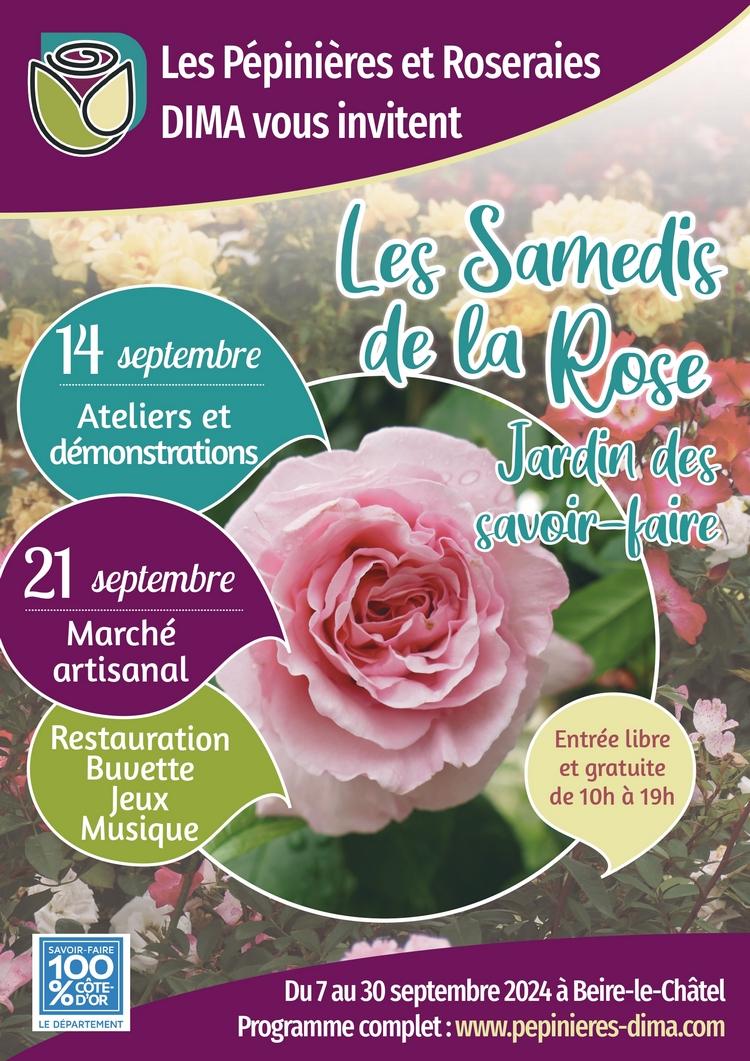 Les Samedis de la Rose – du 7 au 30 sept. 24